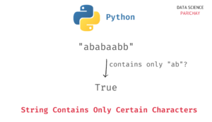 Check If String Contains Only Certain Characters in Python - Data ...