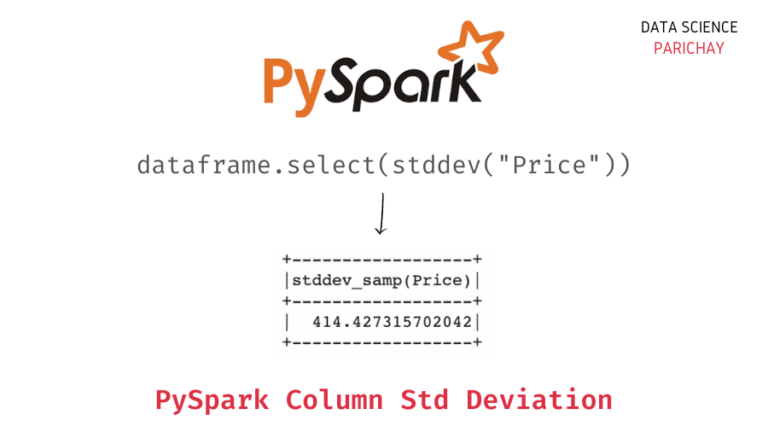 Pyspark - Standard Deviation of a Column - Data Science Parichay