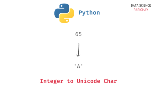 Convert Integer to Char in Python - Data Science Parichay