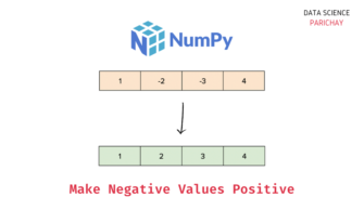 Numpy - Make All Negative Values Positive - Data Science Parichay
