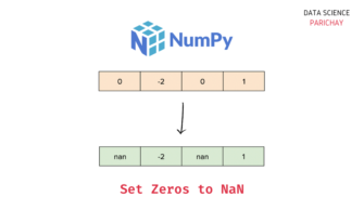 Numpy - Set All Zeros to NaN - Data Science Parichay