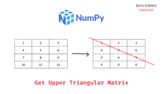 Numpy - Get the Upper Triangular Matrix (With Examples) - Data Science ...
