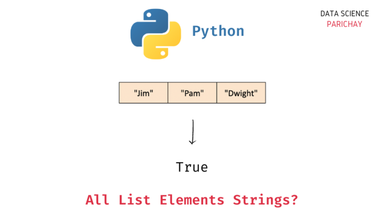 Python Check If All Elements In List Are Strings Data Science Parichay