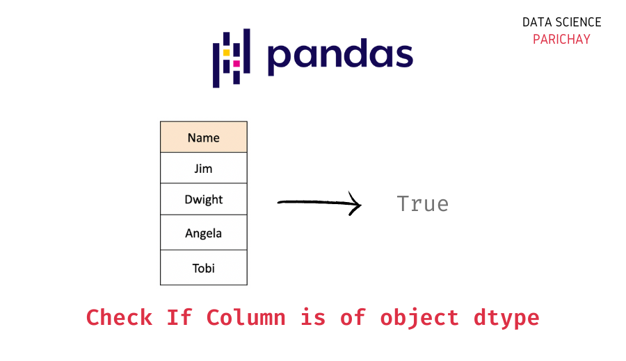Check If Pandas DataFrame Column Has Object Dtype Data Science Parichay