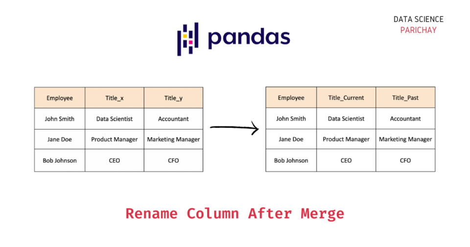 Pandas - Rename Columns After Merge - Data Science Parichay