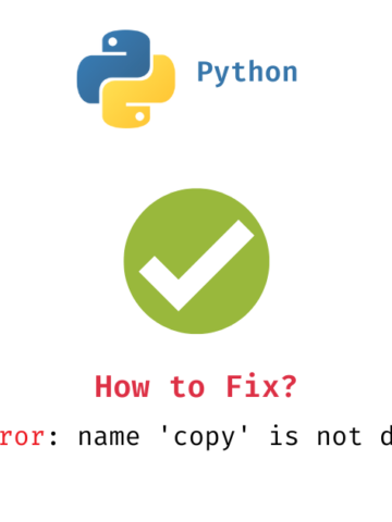 How to Fix - NameError: name 'pprint' is not defined - Data Science ...